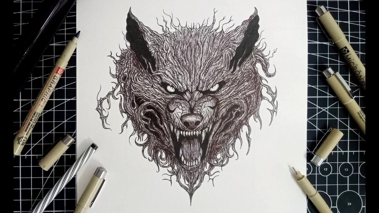 Creative Drawing : Black Shuck EP 9 - YouTube