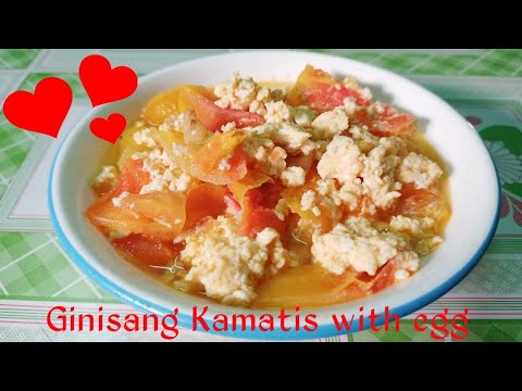 GINISANG KAMATIS WITH EGG - YouTube
