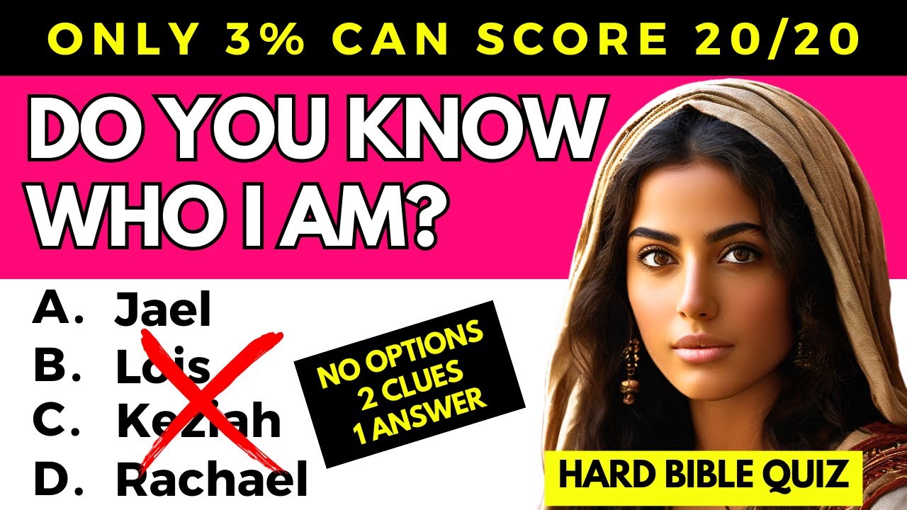 20 Bible Questions to Test Your Bible Knowledge - CAN YOU GET 100% ...