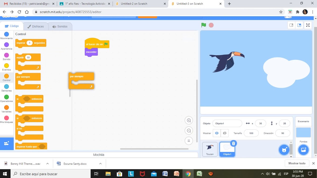 Scratch fondo 1 - YouTube
