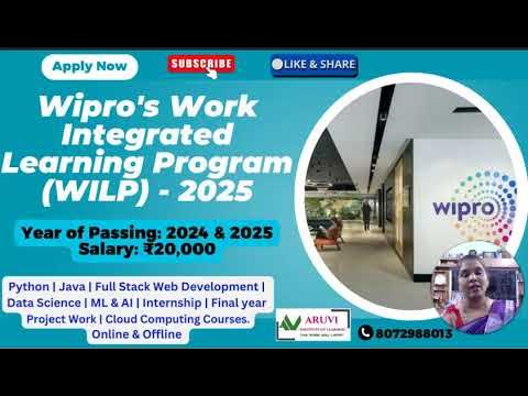Wipro WILP 2025 | Work Integrated Learning Program for BCA & B.Sc ...