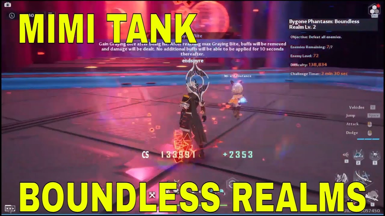 Mimi Huang Tank Boundless Realms with Fenrir and Saki - YouTube