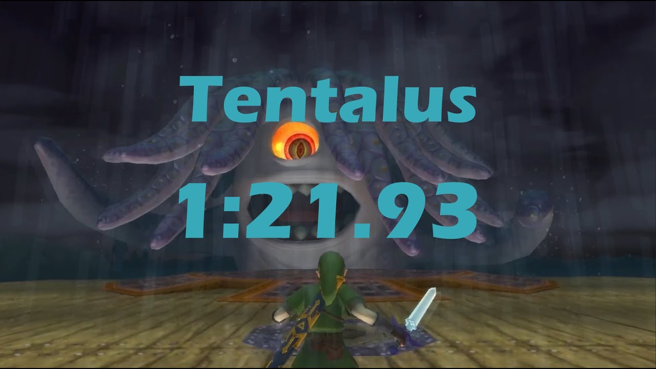 Tentalus in 1:21.93 - The Legend of Zelda Skyward Sword HD - YouTube