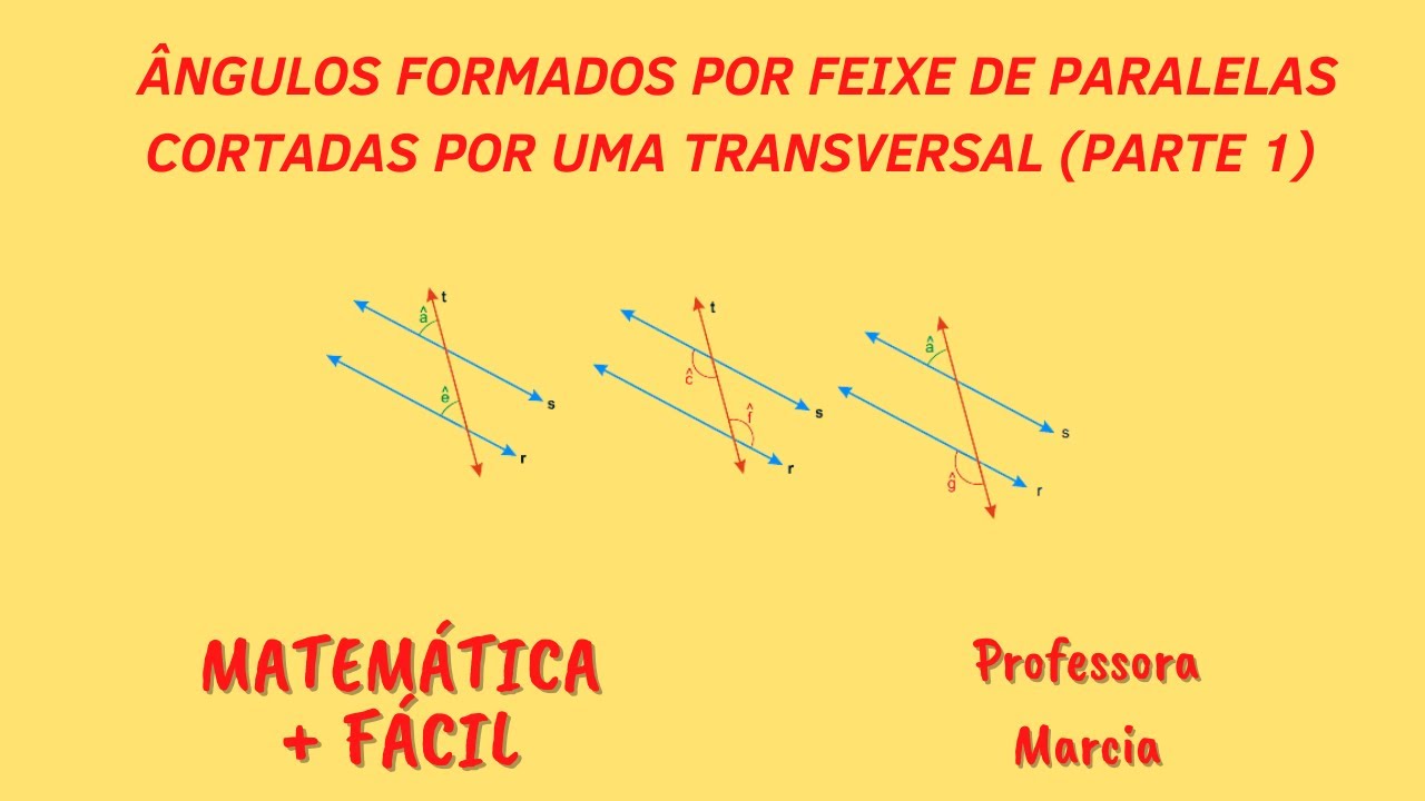Angulos Verticais Em Uma Transversal Special Angles Foldable Spanish
