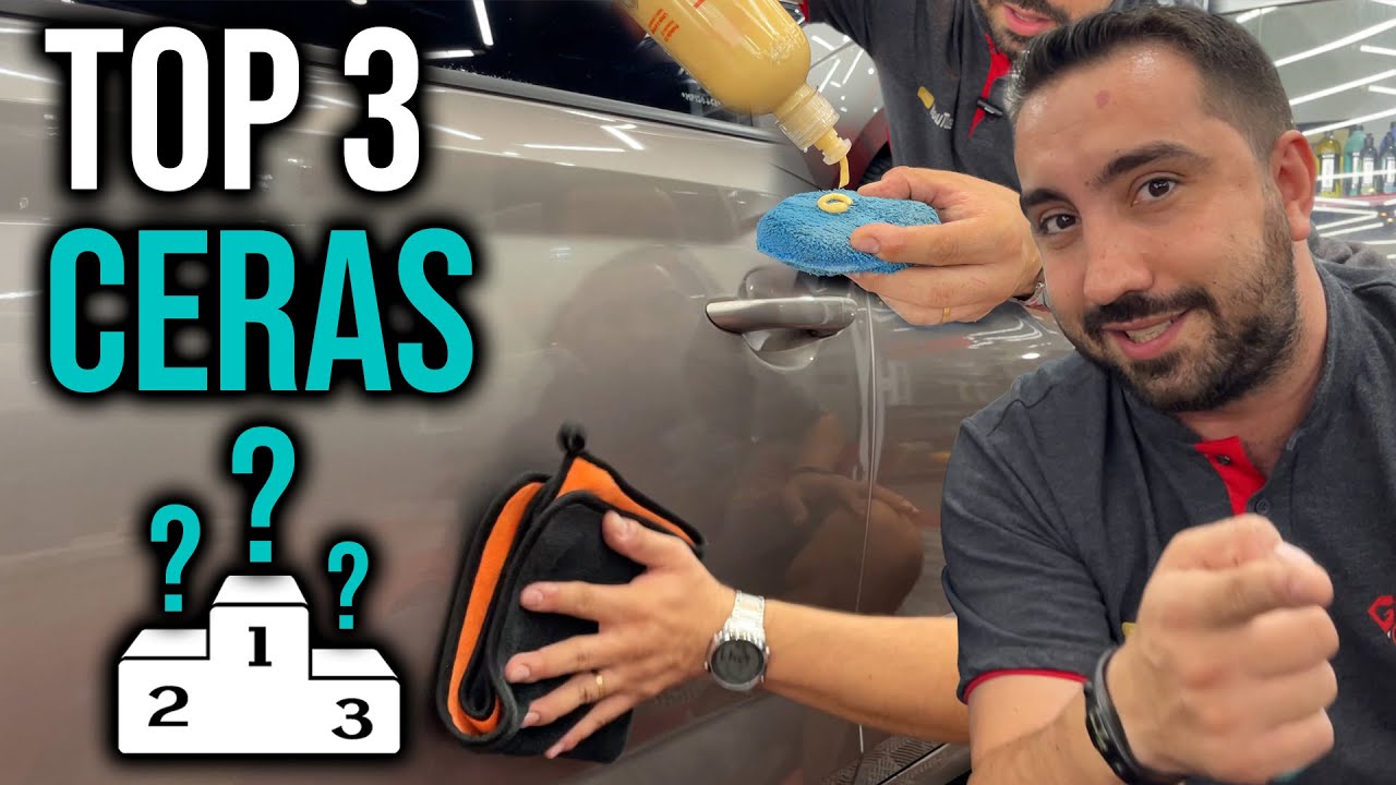 COMO ENCERAR O CARRO | Minhas 3 Ceras Favoritas - YouTube