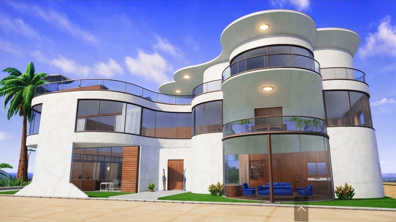 pubg mobile house design for level 20 with swimming pool with house ...
