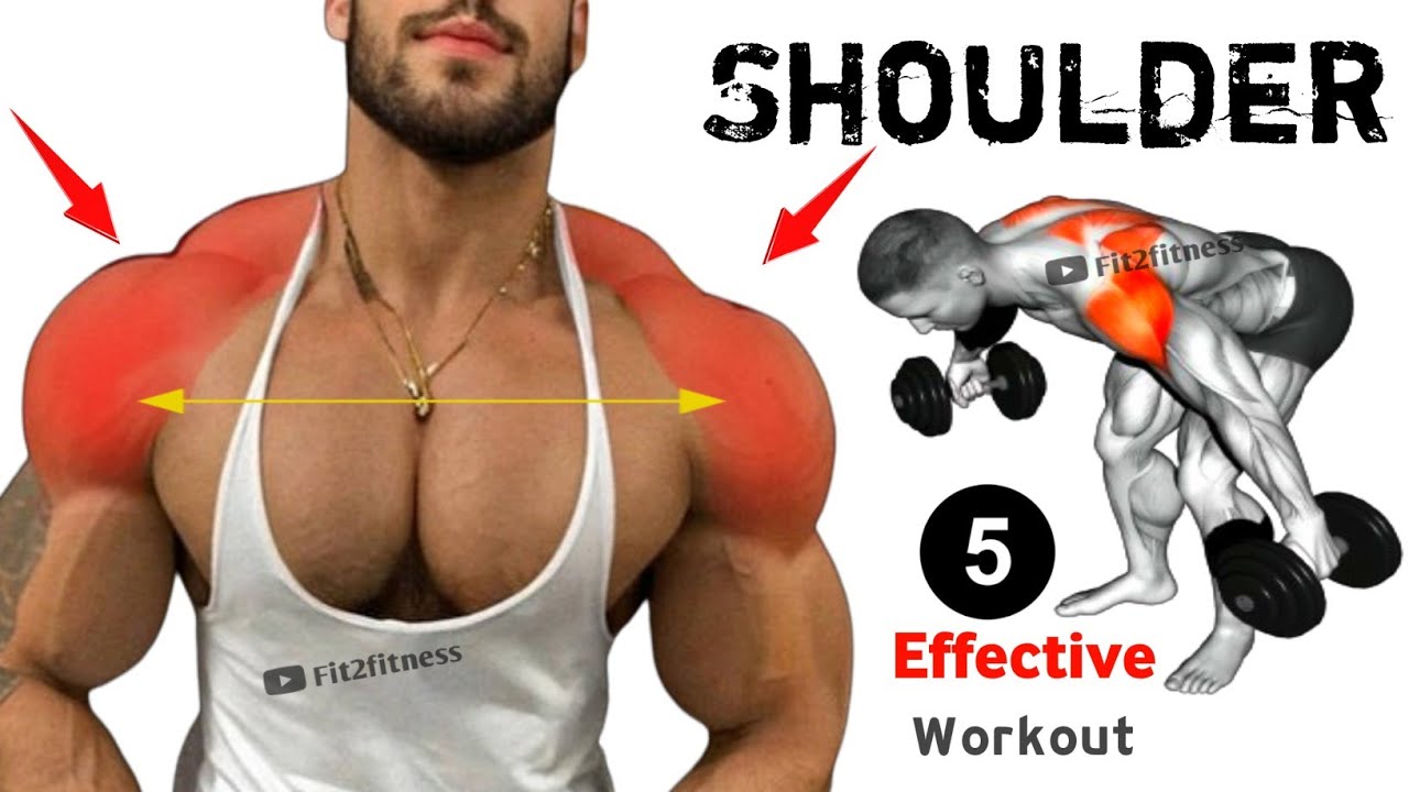 5 Exercises for MASSIVE Shoulders - Get BIG Delts in 2024 - YouTube