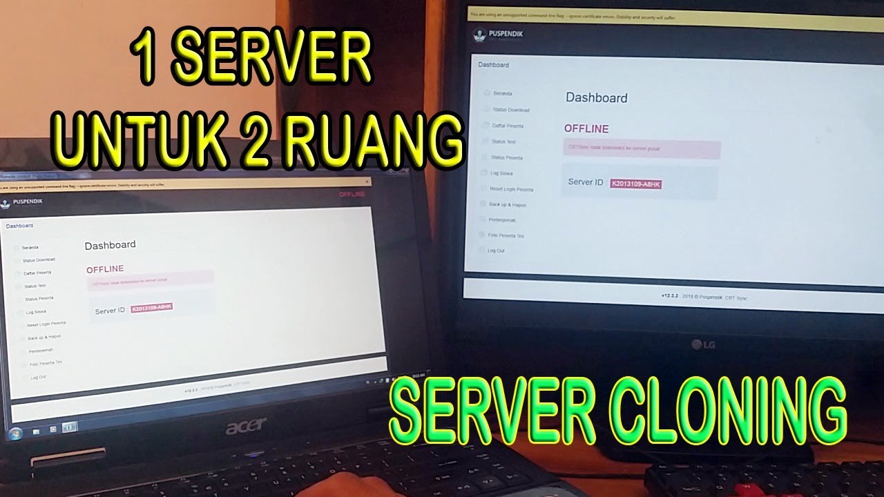 MENGENDALIKAN 1 SERVER UNTUK 2 RUANG (SERVER CLONING) - YouTube