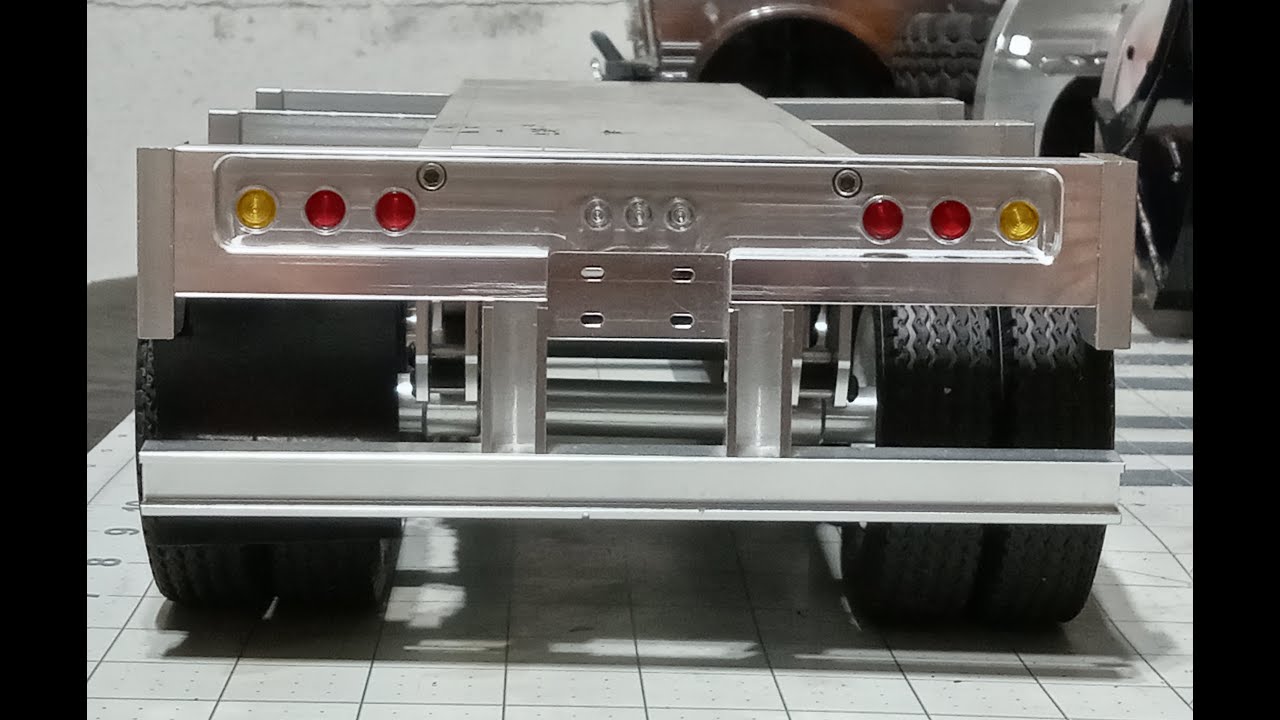 RC Xploits replacement tail-light panel for the RC4WD lowboy. - YouTube