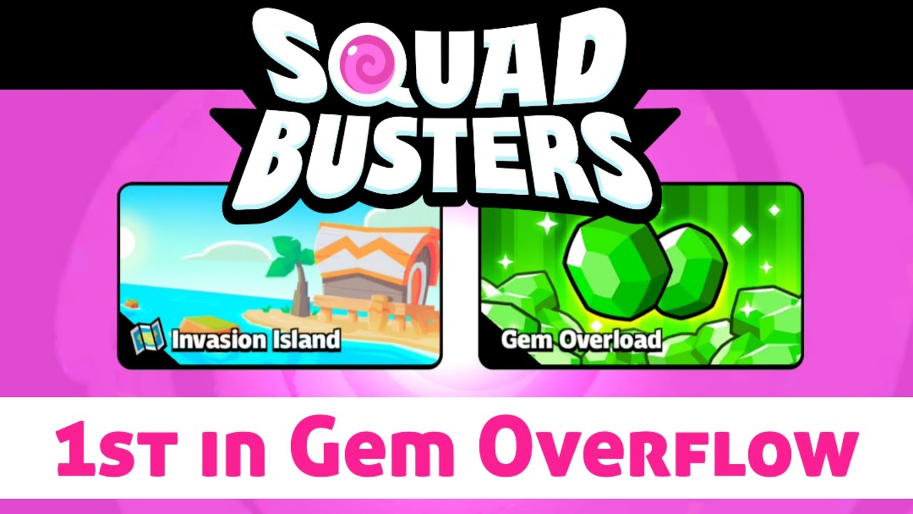 First place in gem overflow in Squad busters free to play account | F2P ...
