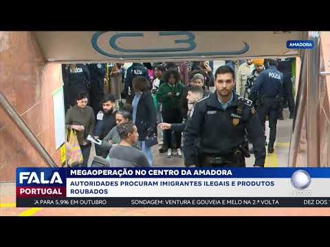 Megaoperação no centro da Amadora