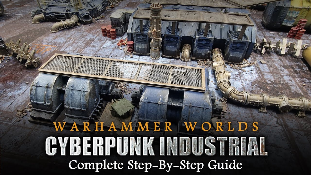 Warhammer Worlds 'CYBERPUNK' | 40K Battlefield Creation Warhammer 40K ...