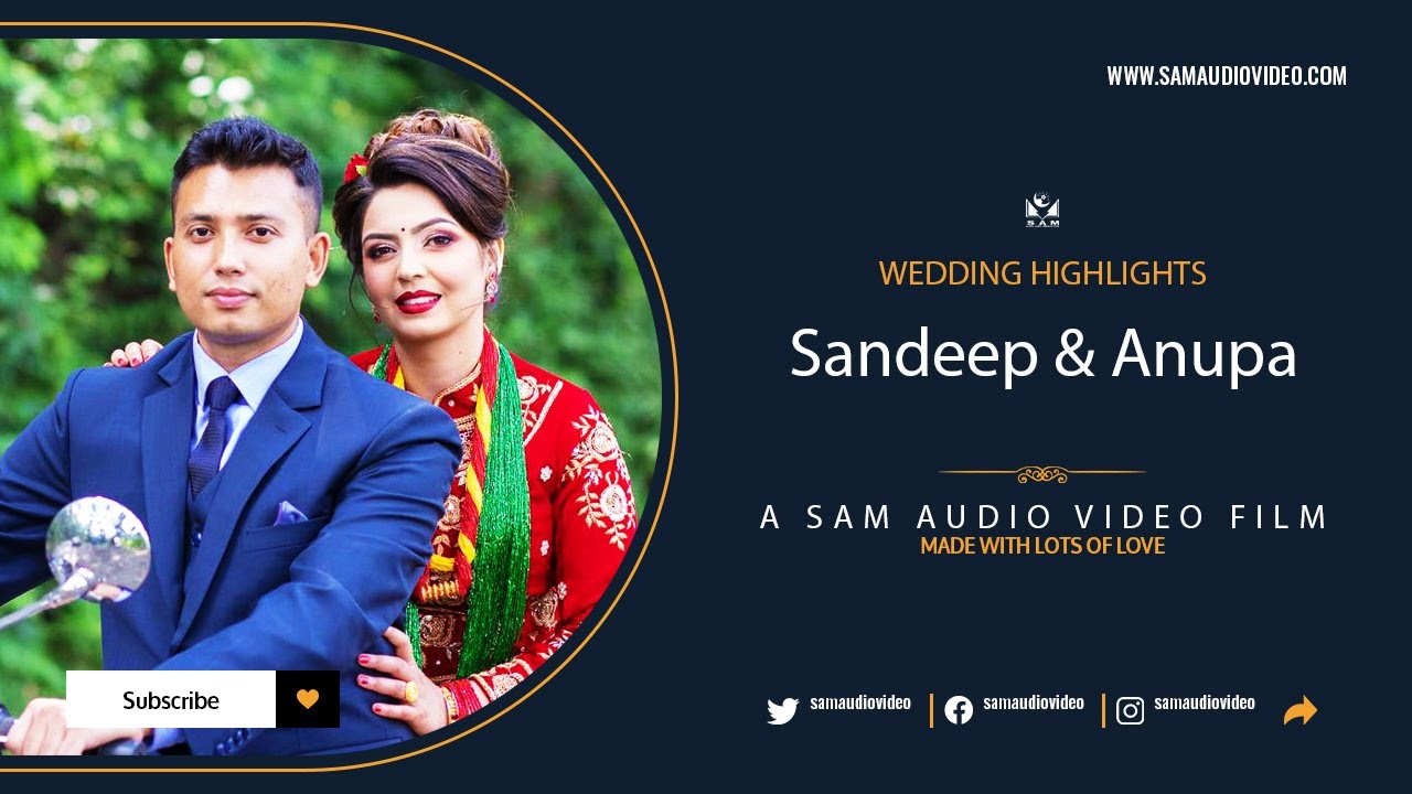 Captain Sandeep Thapa & Dr. Anupa Adhikari | Wedding Teaser - YouTube