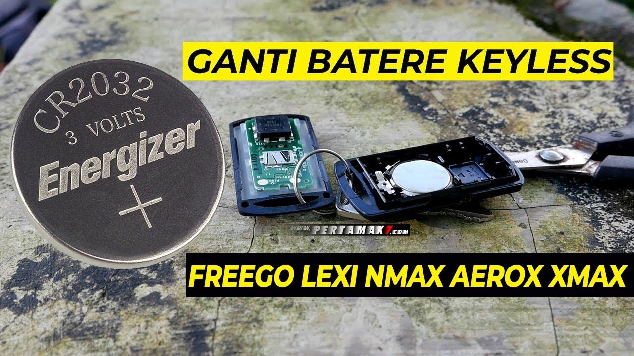 Cara Ganti Baterai Keyless Remote Yamaha NMAX XMAX Aerox Fazzio Filano ...