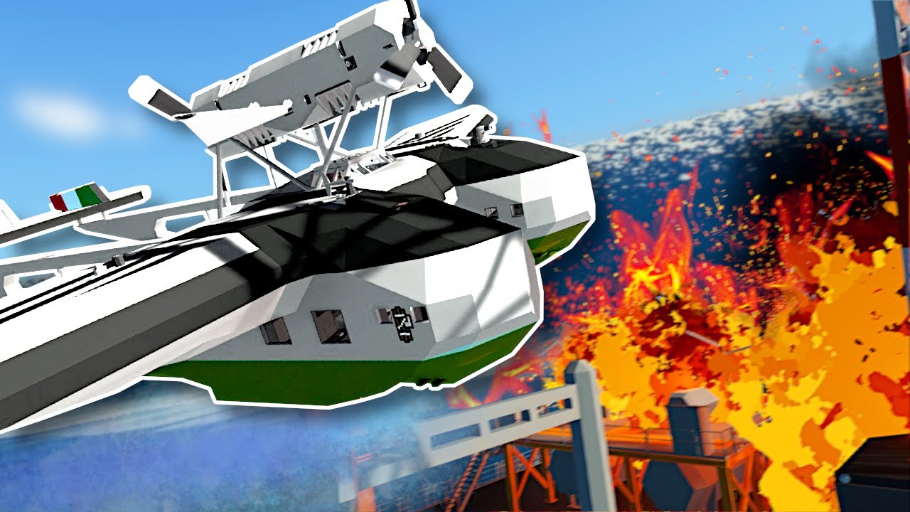 FIREFIGHTING WITH A PLANE & TSUNAMI? - Stormworks Multiplayer Gameplay ...