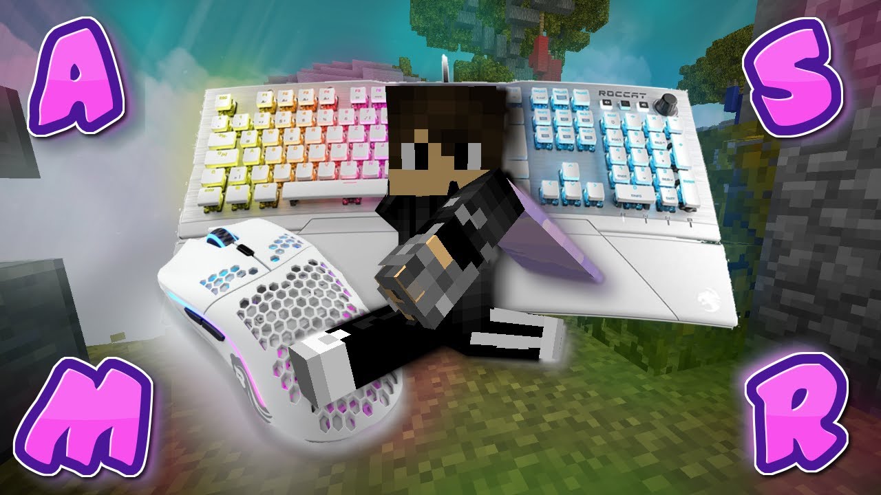 [ASMR] Keyboards & Mouse Sounds / Minecraft Hypixel BedWars - YouTube