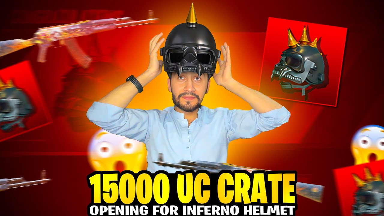 Rare Helmet Inferno And AKM Hellfire Crate Opening With Qari Sahab | MK ...
