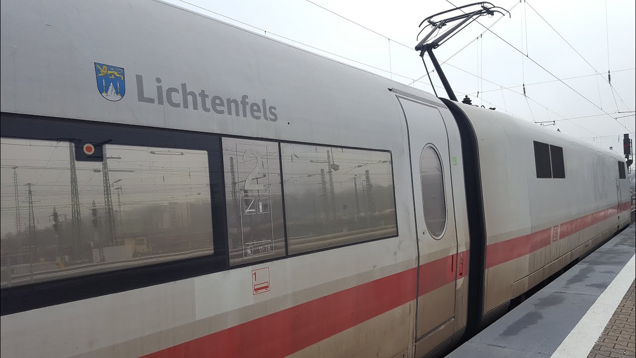 ICE 1 in Augsburg Hbf: ICE701 München Hbf - YouTube