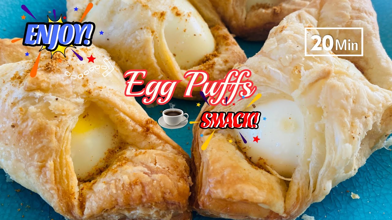 Egg Puffs, Healthy and Quick Evening Snack - YouTube