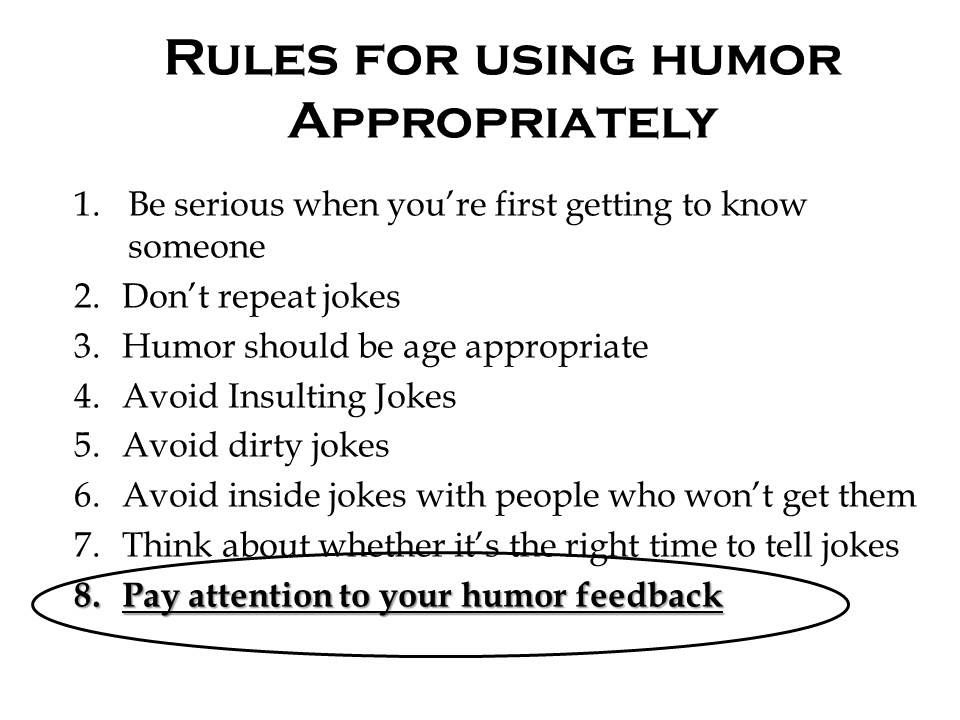 Pay Attention to Humor Feedback (Unexpected Behavior) - YouTube