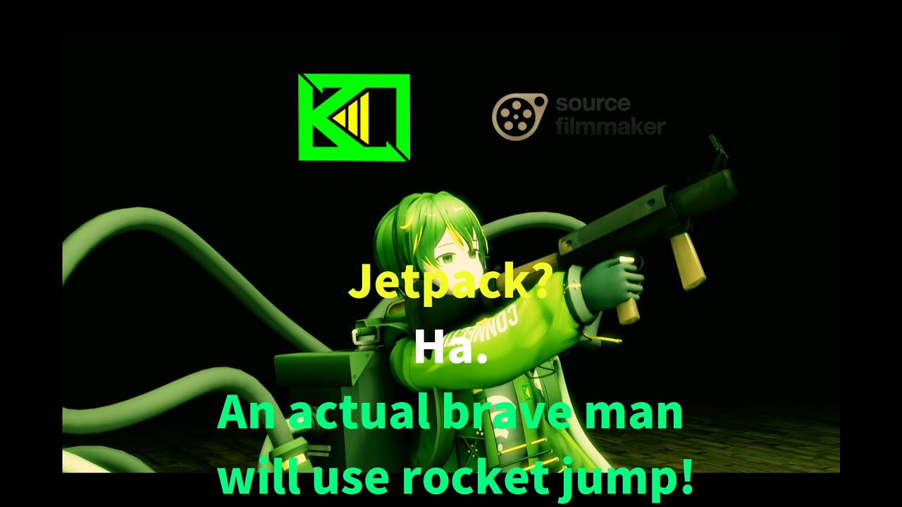 [SFM Animation] Jetpack? Ha. An actual brave man will use rocket jump ...