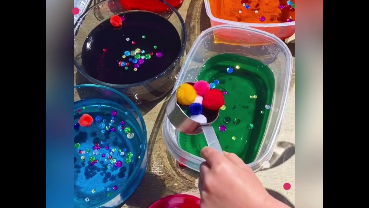 Colorful Water Play 🌈 💦 - YouTube