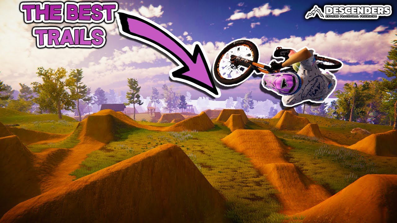 Riding Some Of The Best Trails | Descenders - YouTube