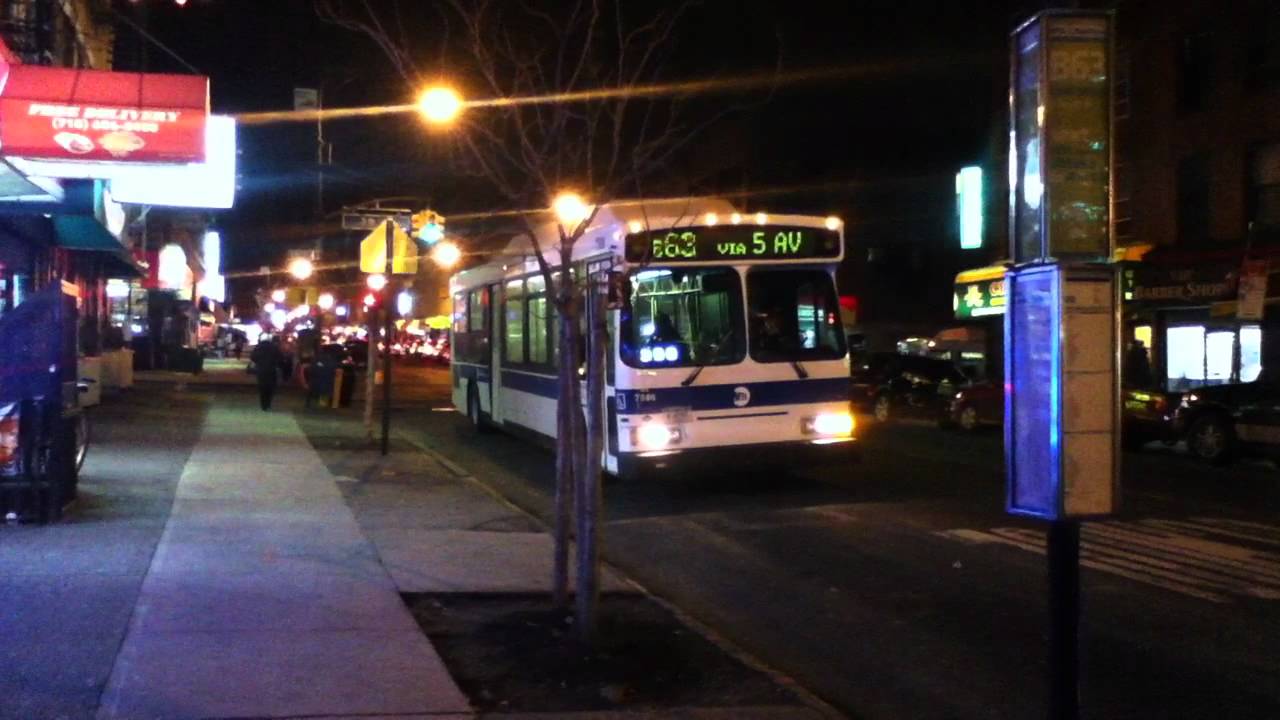 MTA NYCT 2003 DaimlerChrysler Orion 07.501 CNG #7586 on the B63 (New ...