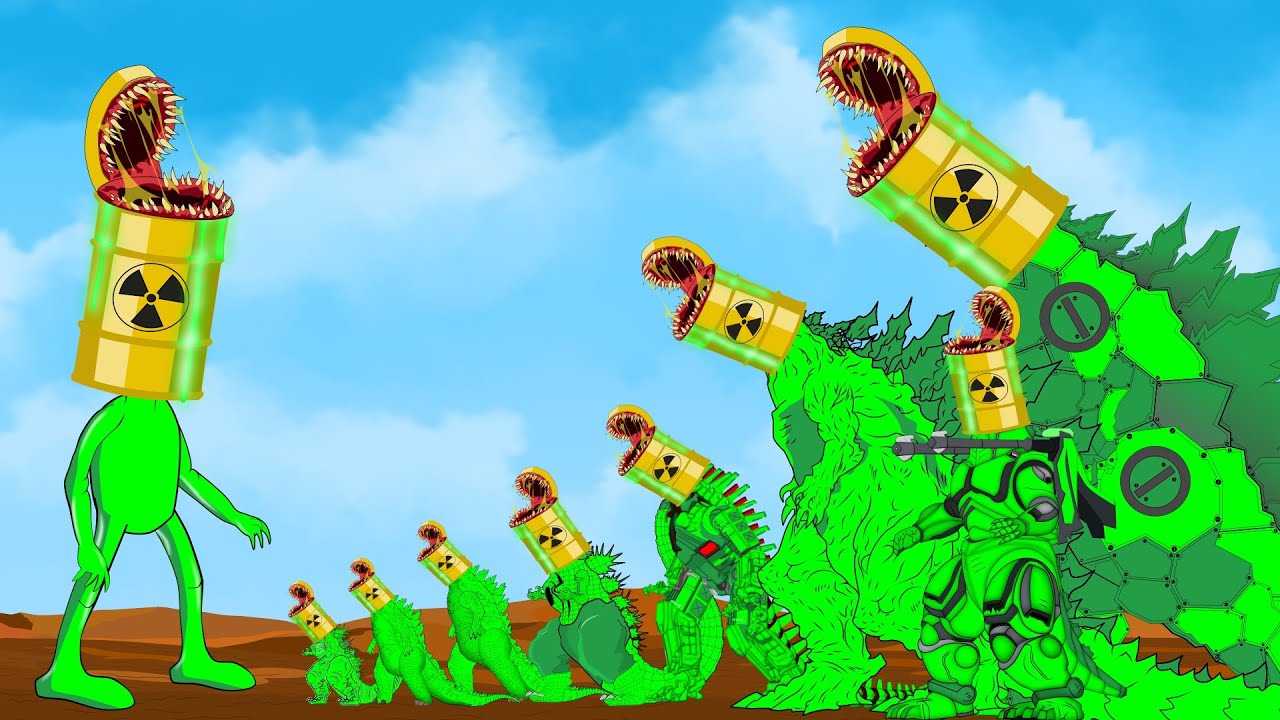 TEAM GODZILLA & KONG vs Evolution of MONSTER RADIATION: Who Is The True ...