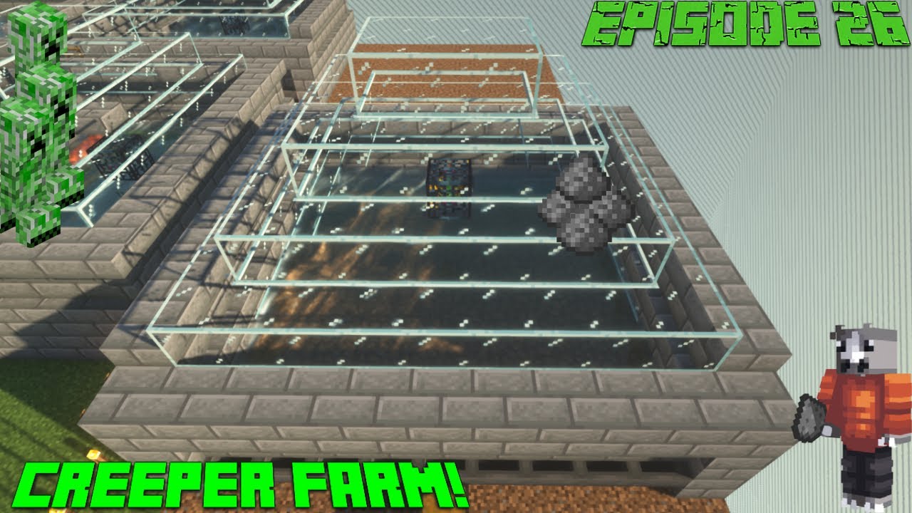 Chasecraft Skyblock S3EP26- Building A Creeper Farm! - YouTube