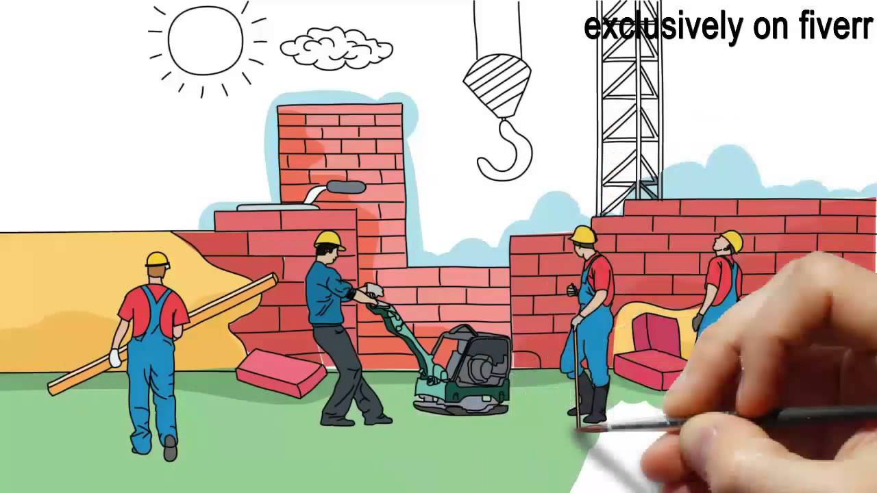 I will create this General Contractor Whiteboard Video Animation for $5 ...