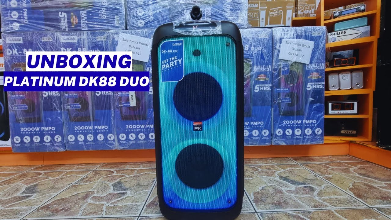 Unboxing PLATINUM DK88 DUO The All-In-One Karaoke - YouTube