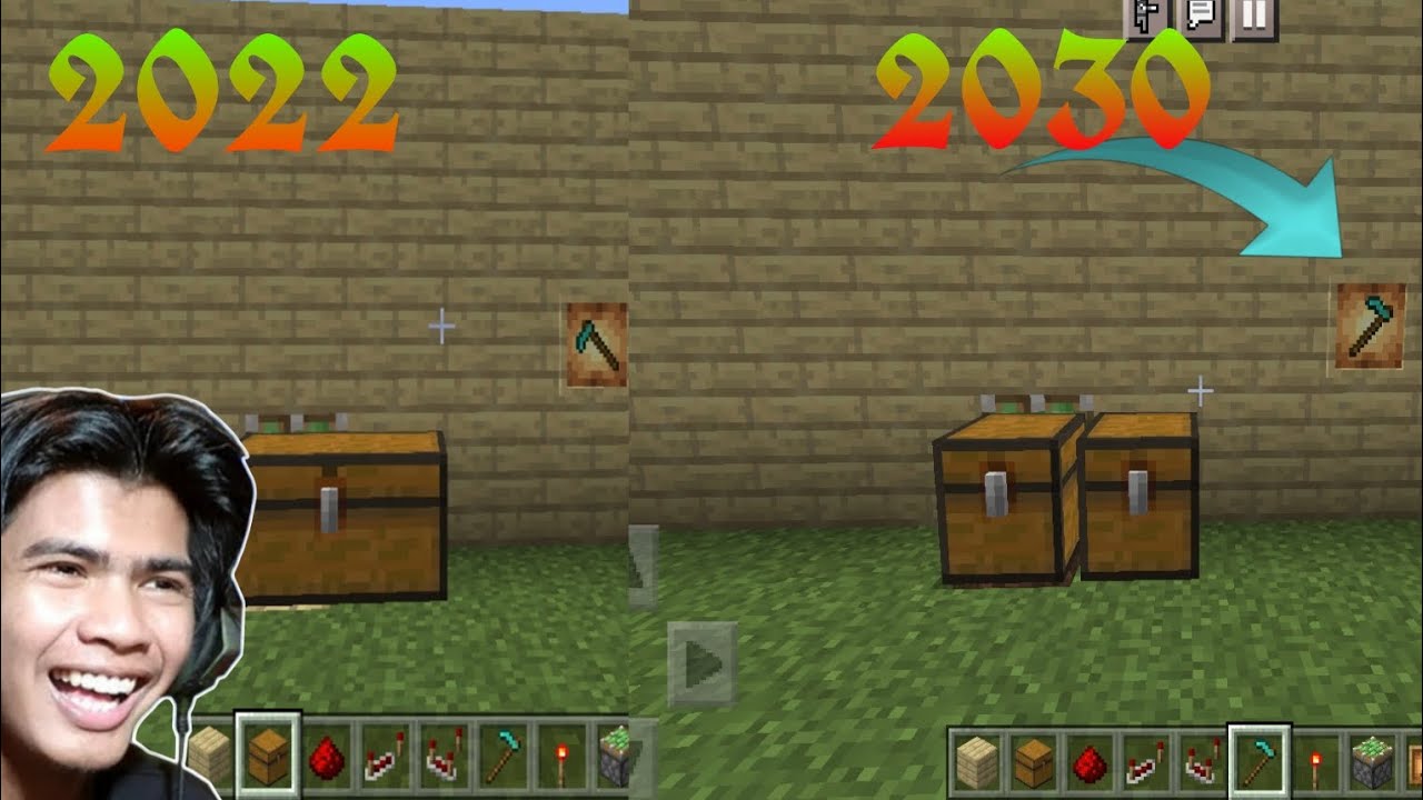 Minecraft 2022 VS Minecraft 2030🤫🤣🤔 - YouTube