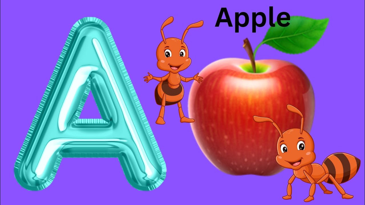 Phonics Song with Two Words - A for Apple, Abc Alphabet Songs with ...