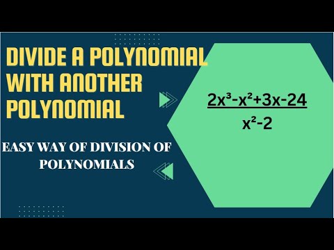 Division of Polynomial || How to divide the Polynomials. - YouTube