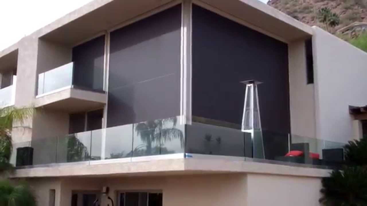 Exterior Window Shading Application for Large Oversized Windows - YouTube