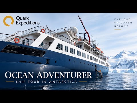 Quark Expeditions Ocean Adventurer ship tour in Antarctica!