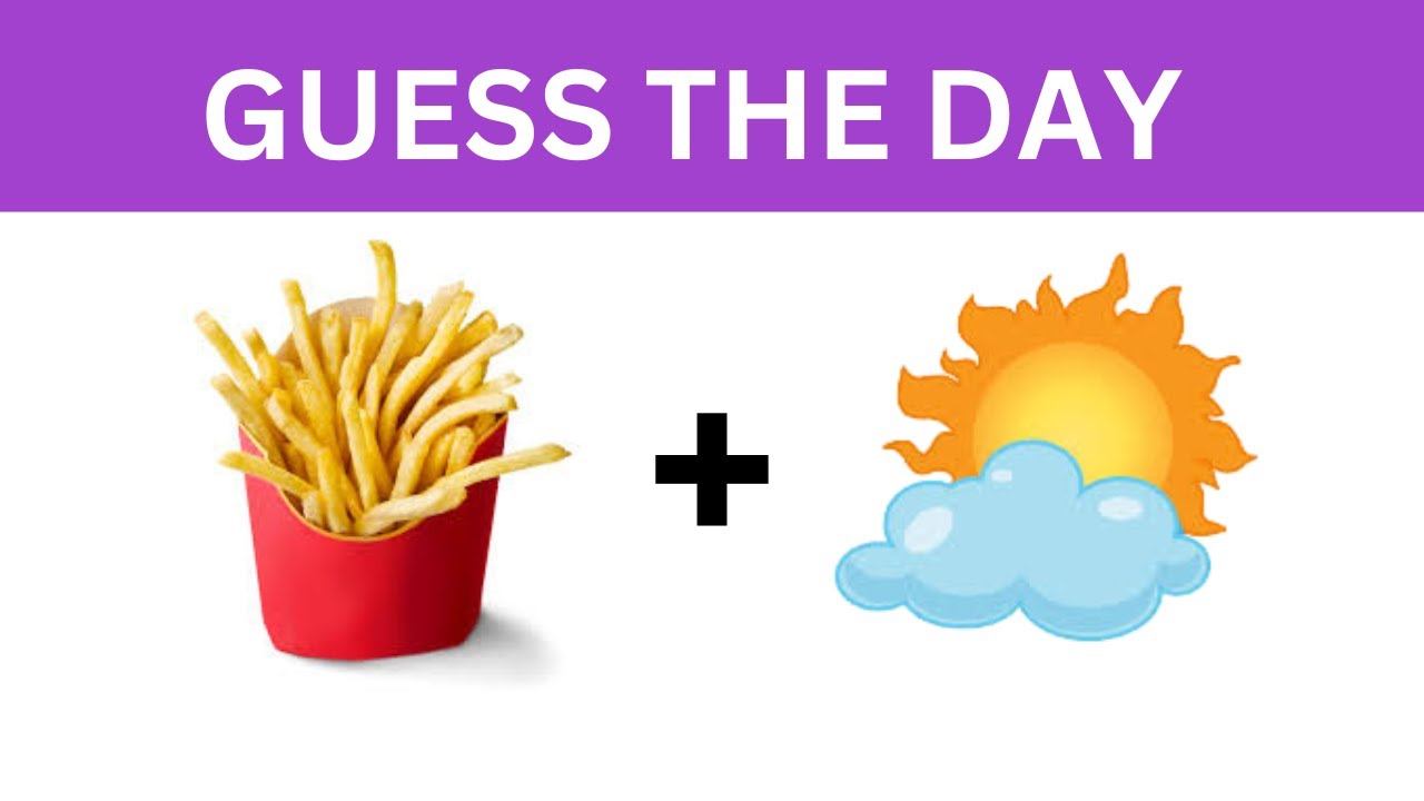 📅 Can You Guess the DAY From The Emojis? | DAY QUIZ - YouTube