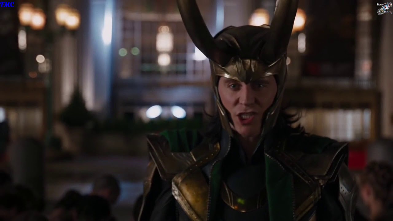 Iron Man & Captain America vs Loki - Fight Scene - The Avengers (2012 ...