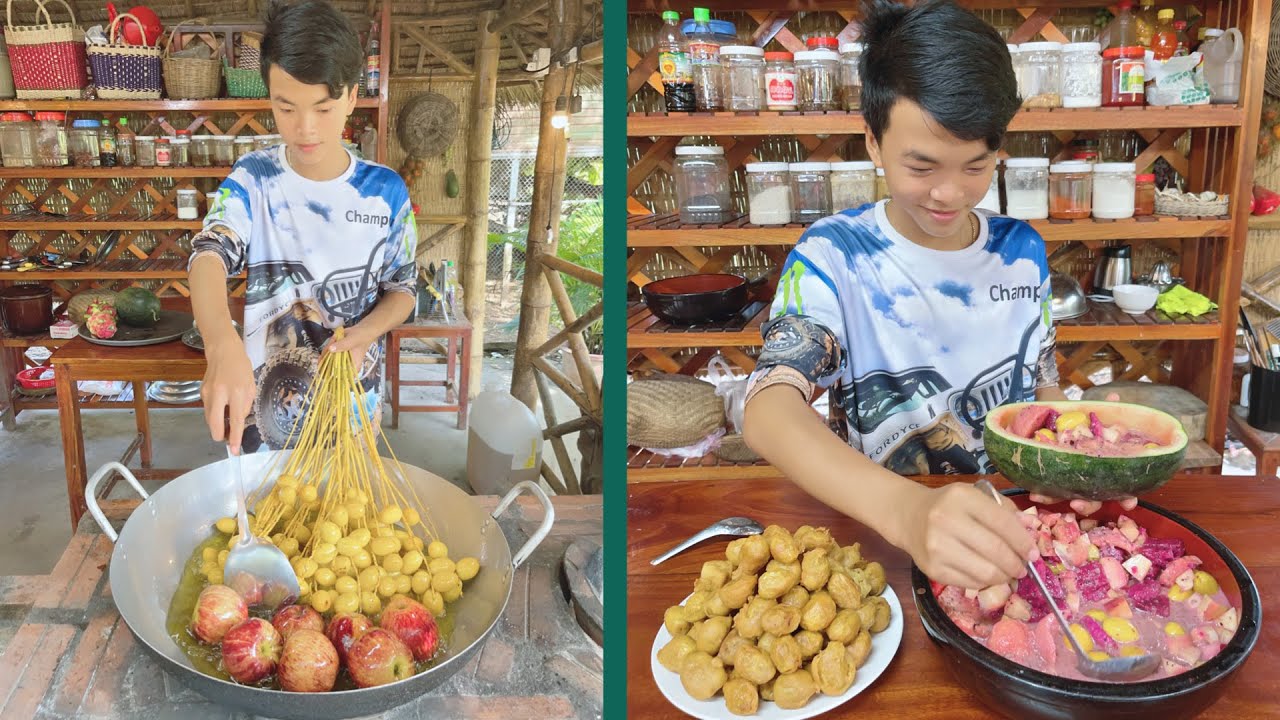 Cook fruit recipe | Sweeter Date Fruit, apple, dragon fruit | Delicious ...