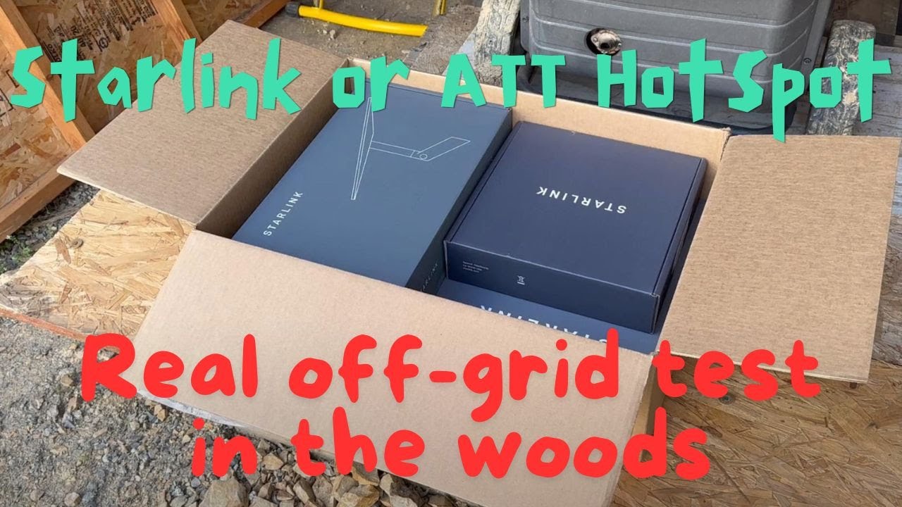 Starlink Internet or HotSpot? Our Off-Grid Test and Setup. - YouTube