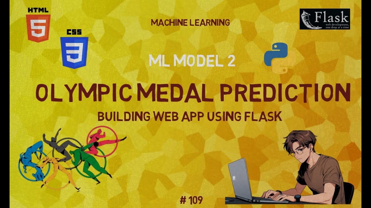 Serving ML Model 2 : Olympic Medal Prediction model serving using Flask ...