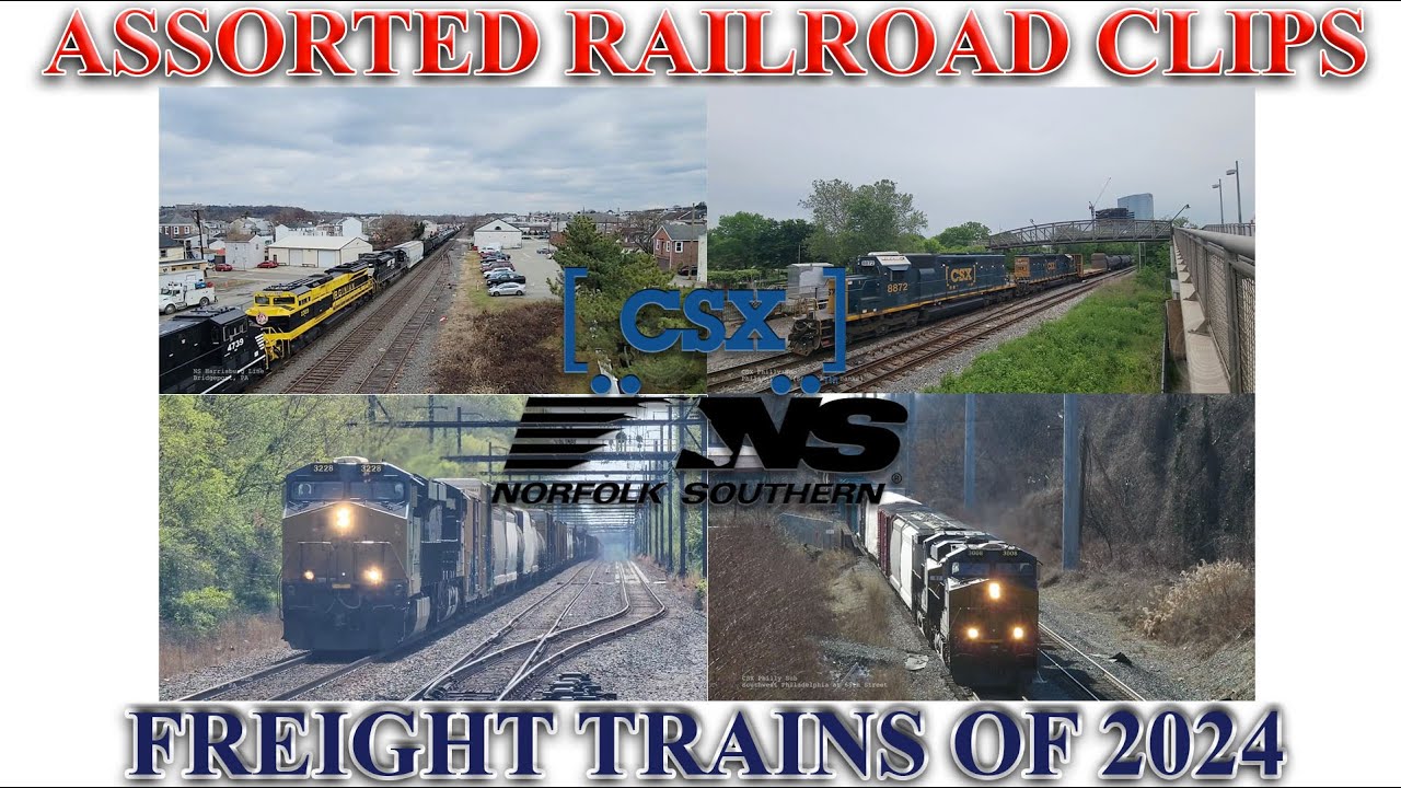 74. Freight Trains of 2024 - YouTube