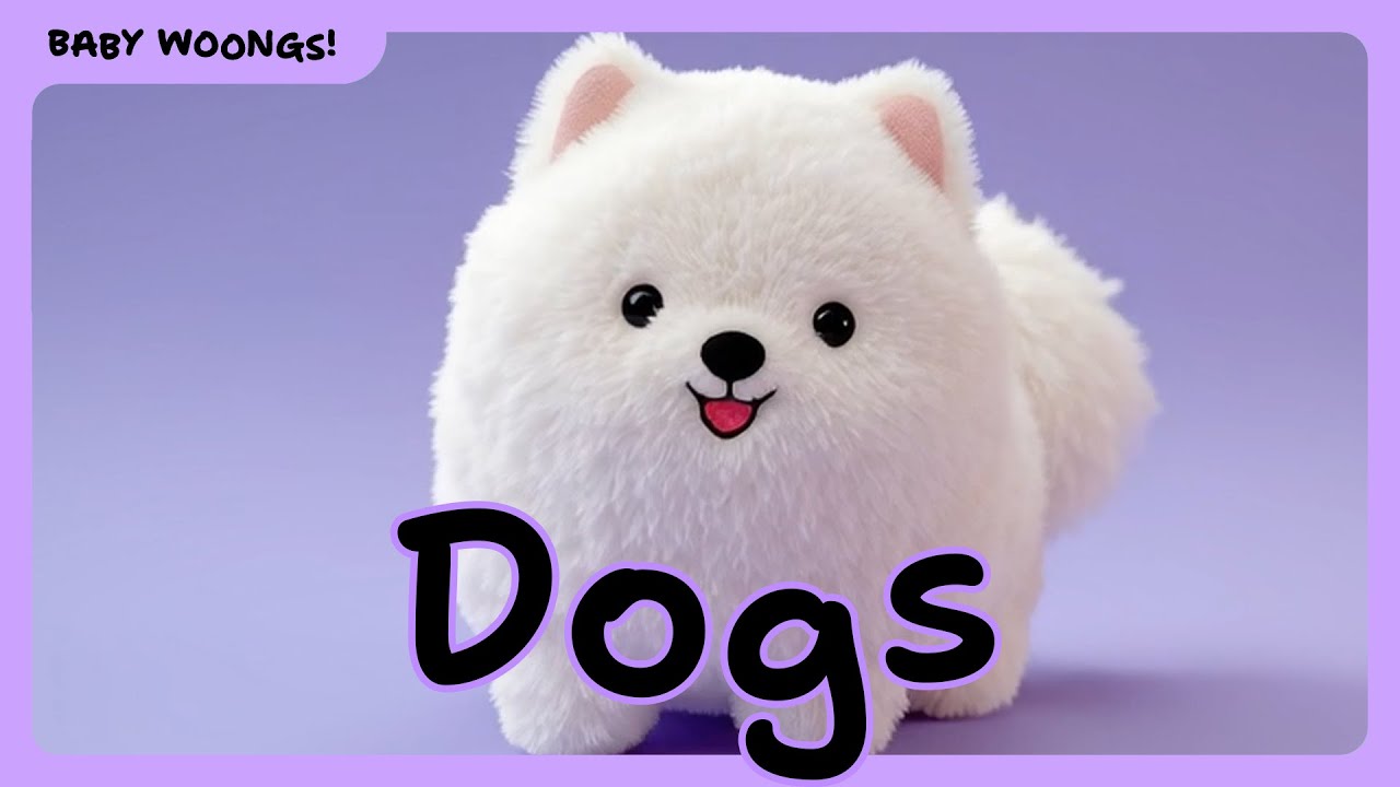 🧸🎈🦄 Play English 🐶🎶🌈 Kids Language Learning | 40 Dog Breeds Names for ...