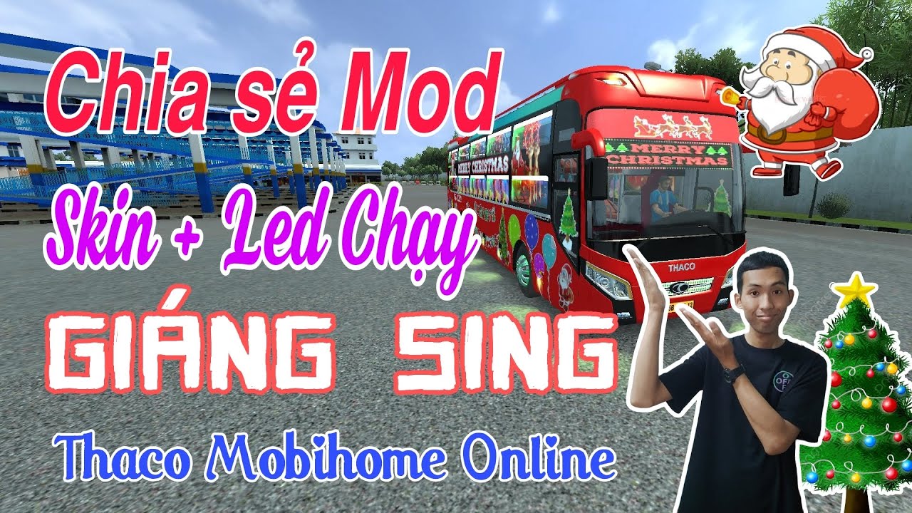 Chia sẻ và hướng dẫn Mod Skin + Led Chạy Giáng Sinh Xe Thaco Mobihome ...
