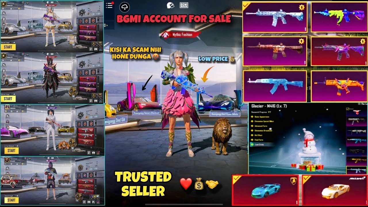 How To Buy Bgmi Account From trused Account seller|| Selling My Own ...