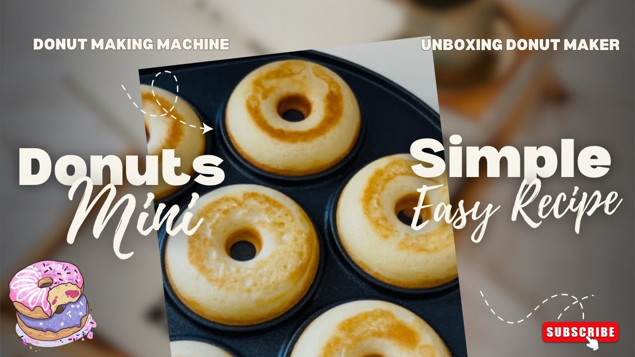 How to make mini donuts 🍩 | Unbox my donut machine | Simple Easy Recipe 💞 | - YouTube