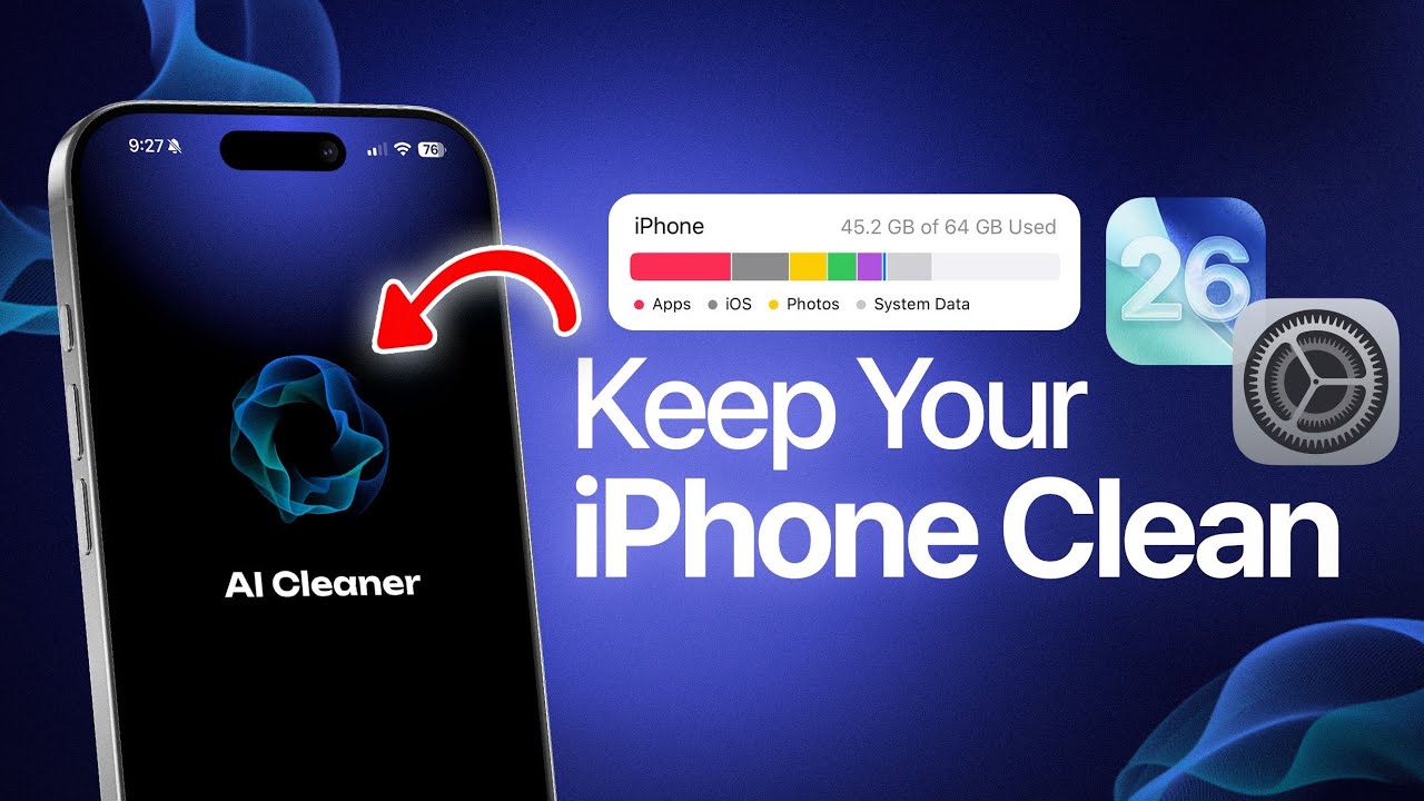Keep Your iPhone Running Like New - AI Cleaner - YouTube