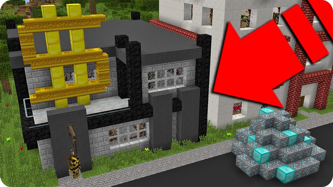 La Casa De Massi Se Convierte En Banco En Minecraft π± Youtube