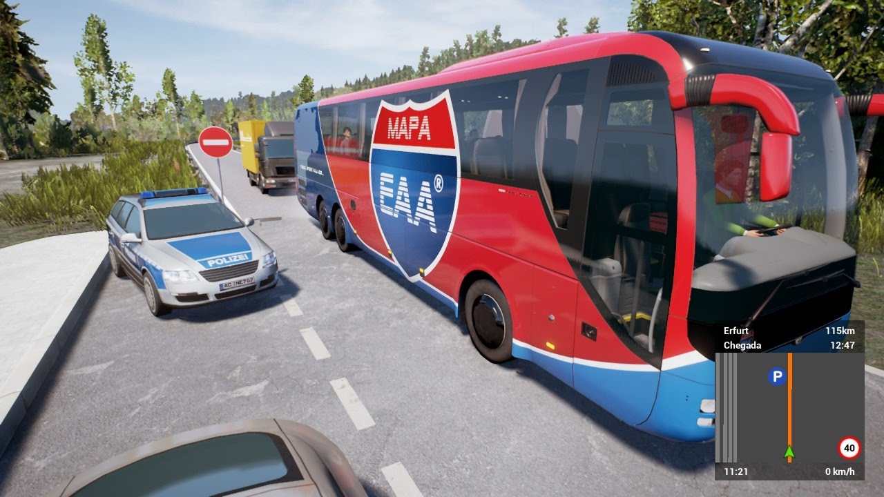 Fernbus Simulator - SKIN MAPA EAA - YouTube